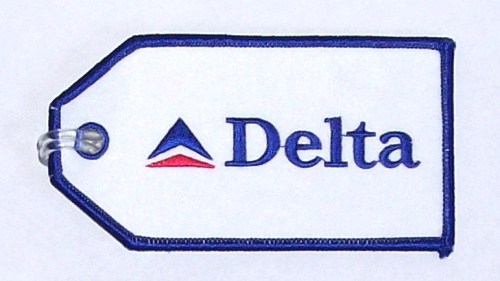 [Delta Air Lines Embroidered Luggage Tag] | Flight Attendant Shop