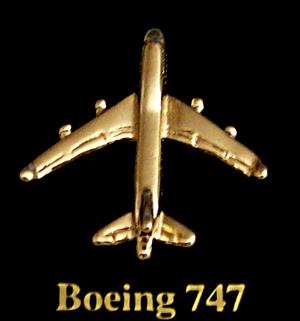 [Boeing 747 Lapel Pin] | The Flight Attendant Shop