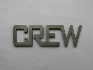 [Metal CREW Identification Tag] | The Flight Attendant Shop